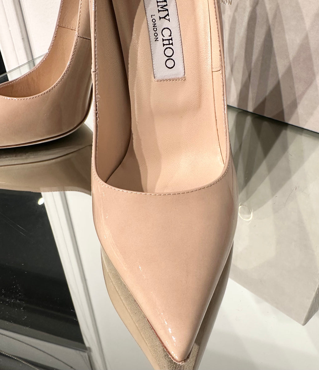 JIMMY CHOO Patent Leather High Heel Pumps – Susannah Designer Consignment